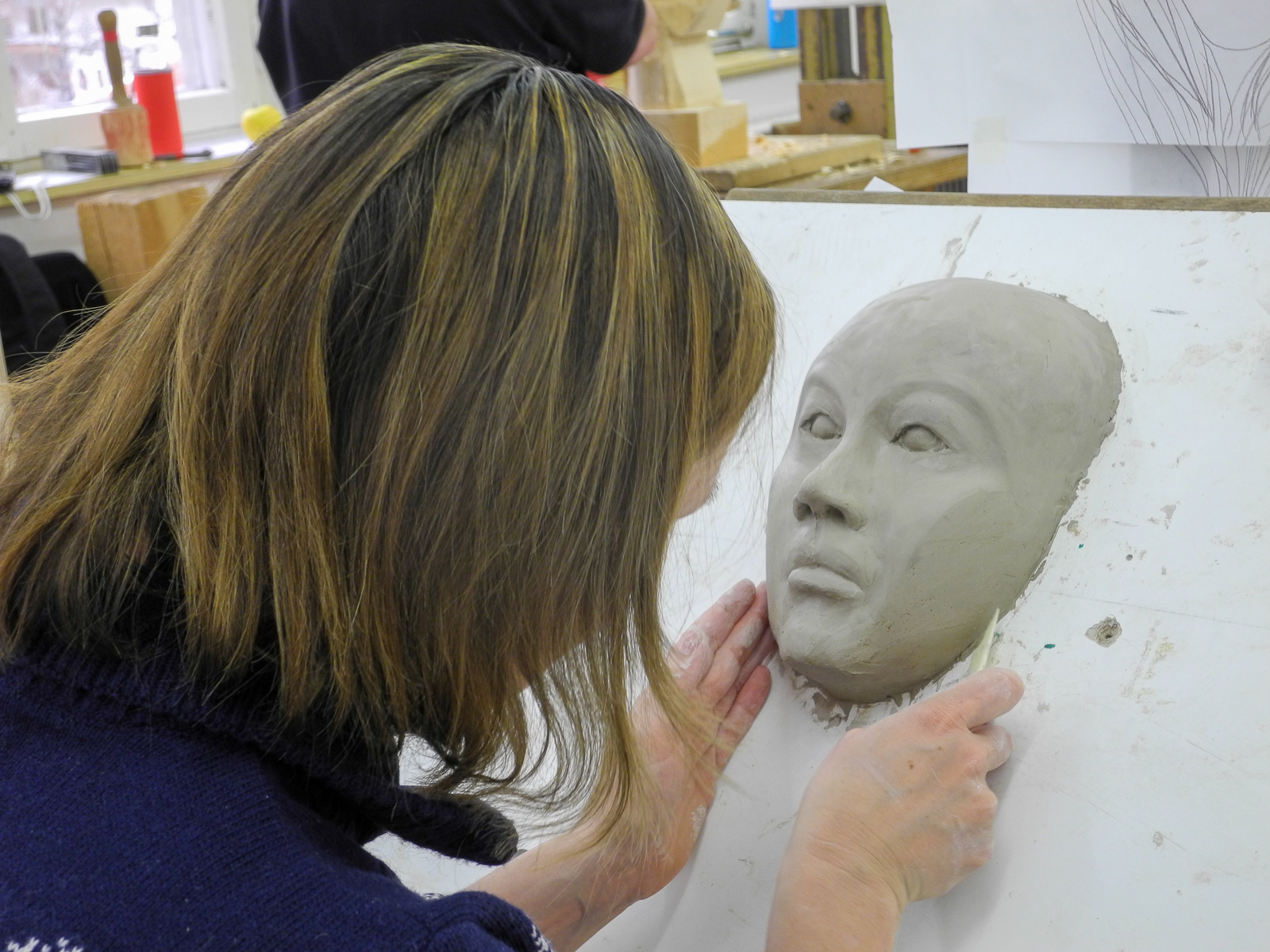 Study Course Modelling in Clay: Facial Expressions / Faces ...